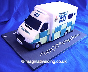 3D NHS Ambulance Cake | Imaginative Icing - Cakes - Scarborough, York ...